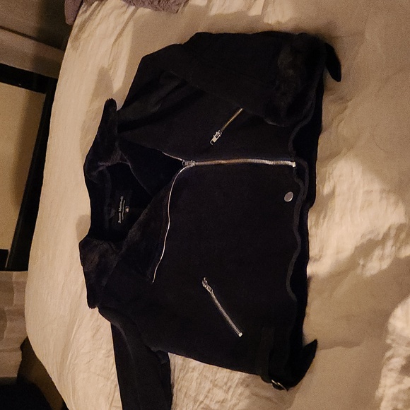 jason maxwell | Jackets & Coats | Jason Maxwell Faux Shearling Moto ...